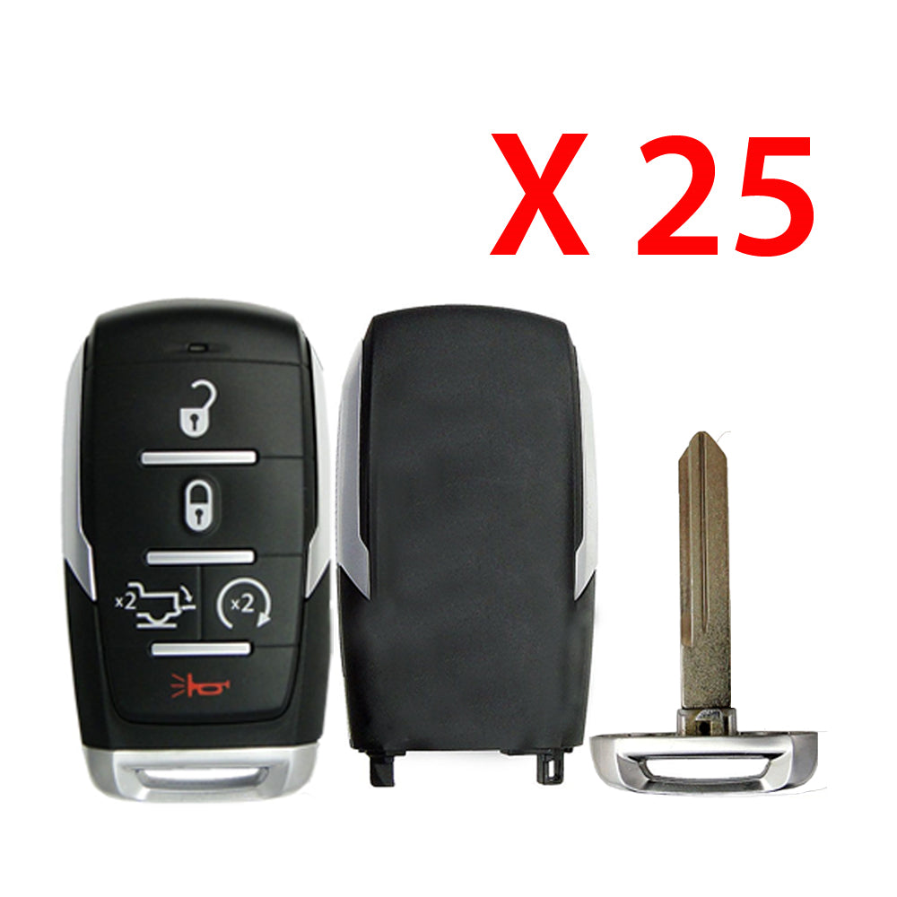 2019 - 2024 RAM 1500 Smart Key 5B FCC# OHT-4882056 - Silver Sides (25