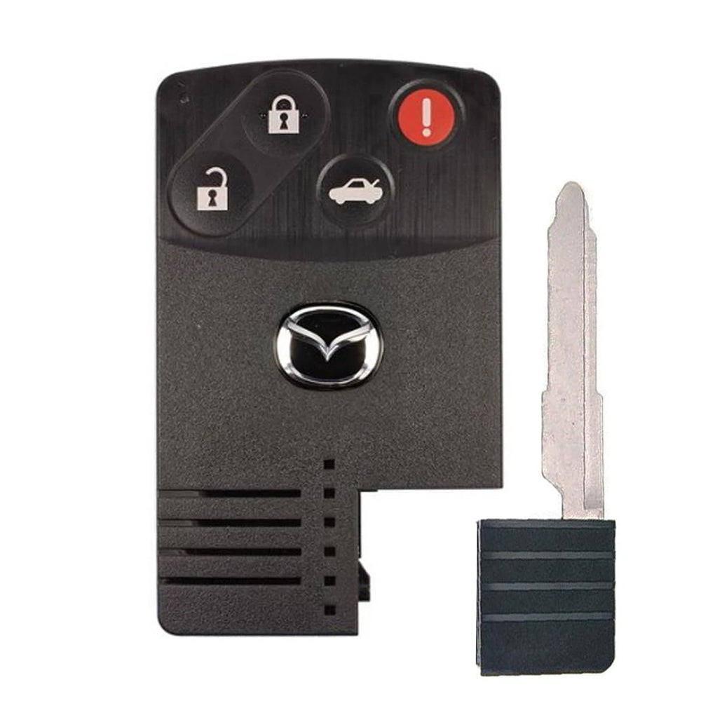 2006 - 2011 Mazda Smart Card 4B Key Fob W/ Trunk FCC# BGBX1T458SKE11A0 ...