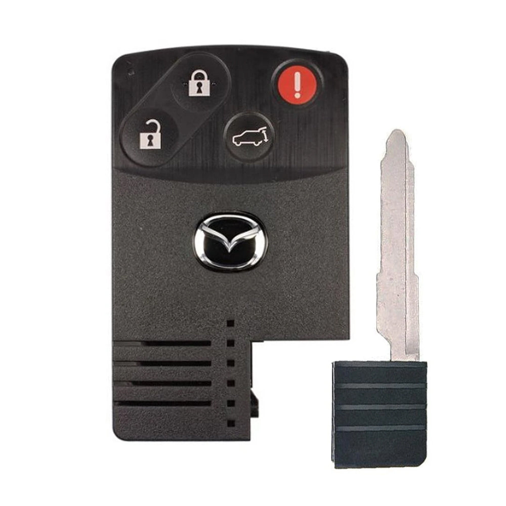 2007 - 2009 Mazda Smart Card 4B Key Fob W/ Hatch FCC# BGBX1T458SKE11A0 ...