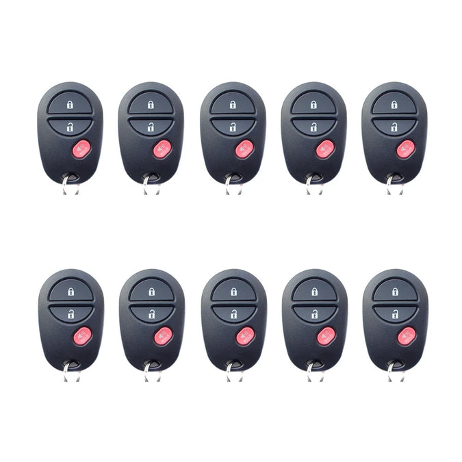 10 Aftermarket 2004- 2018 Keyless Remote Fob for Toyota 3B - GQ43VT20T ...