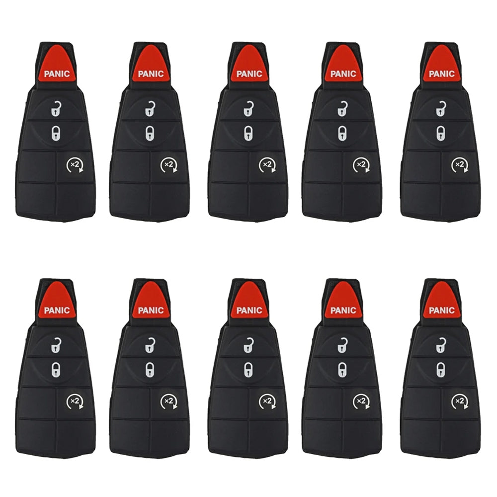 2008 - 2013 New Remote Fobik Key Keyless Fob Rubber Pad Buttons For Do ...