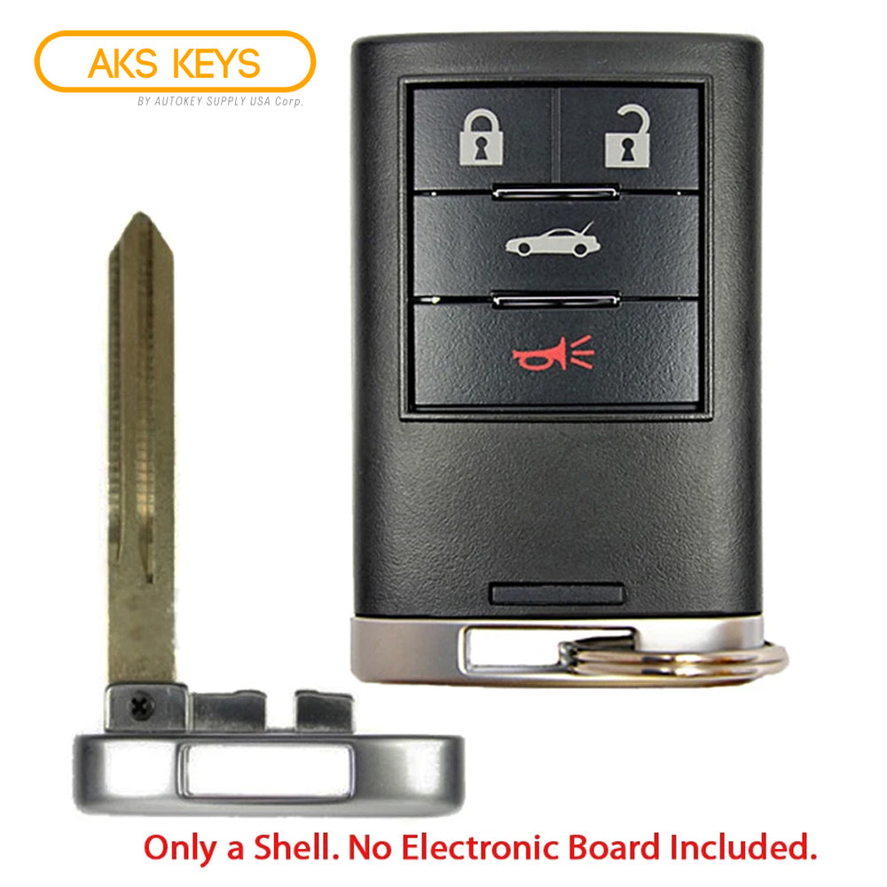 2008 - 2013 Chevrolet Corvette Smart Key Shell 4B - Only for FCC#: M3N
