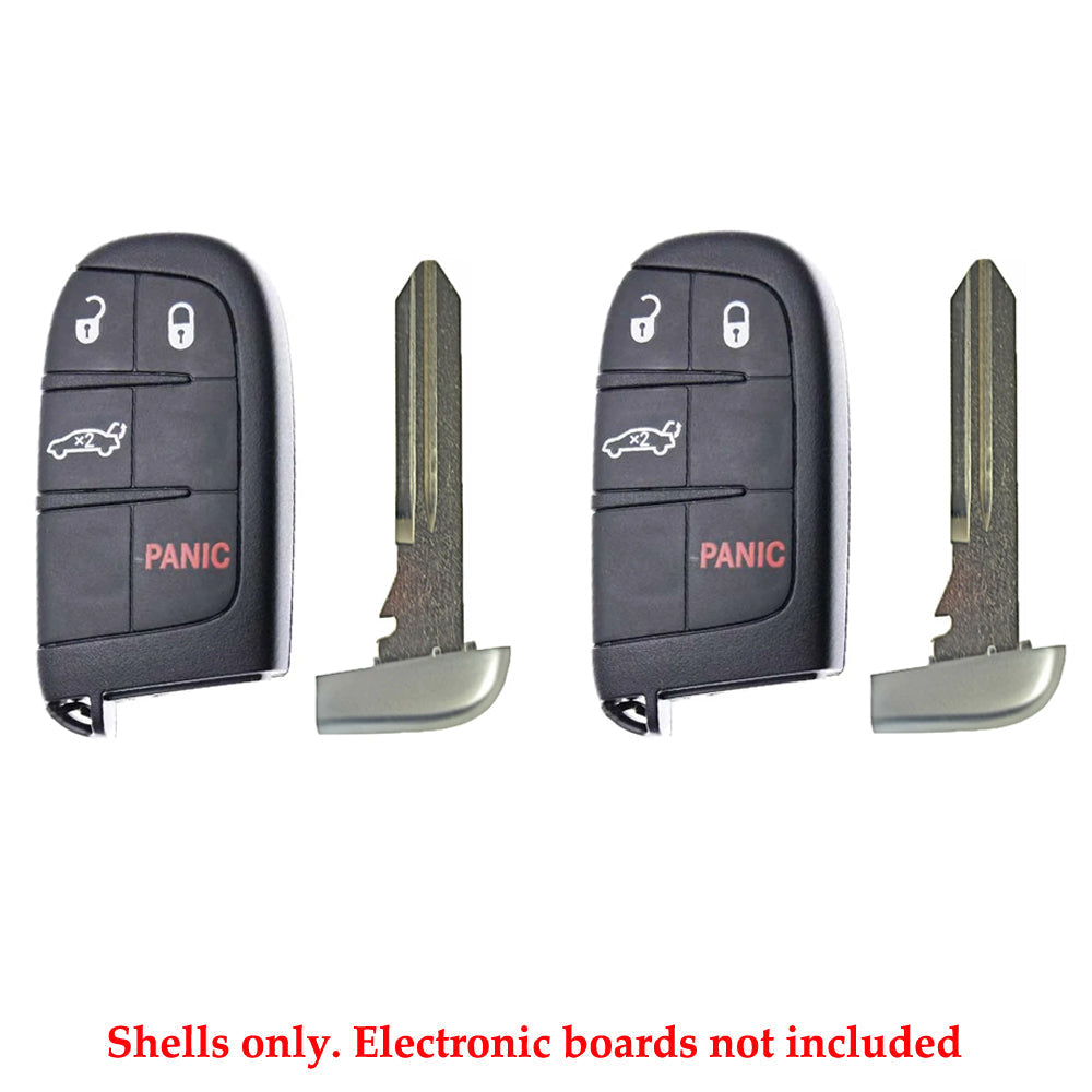 Chrysler Dodge Smart Key Shell 4B (2 Pack)