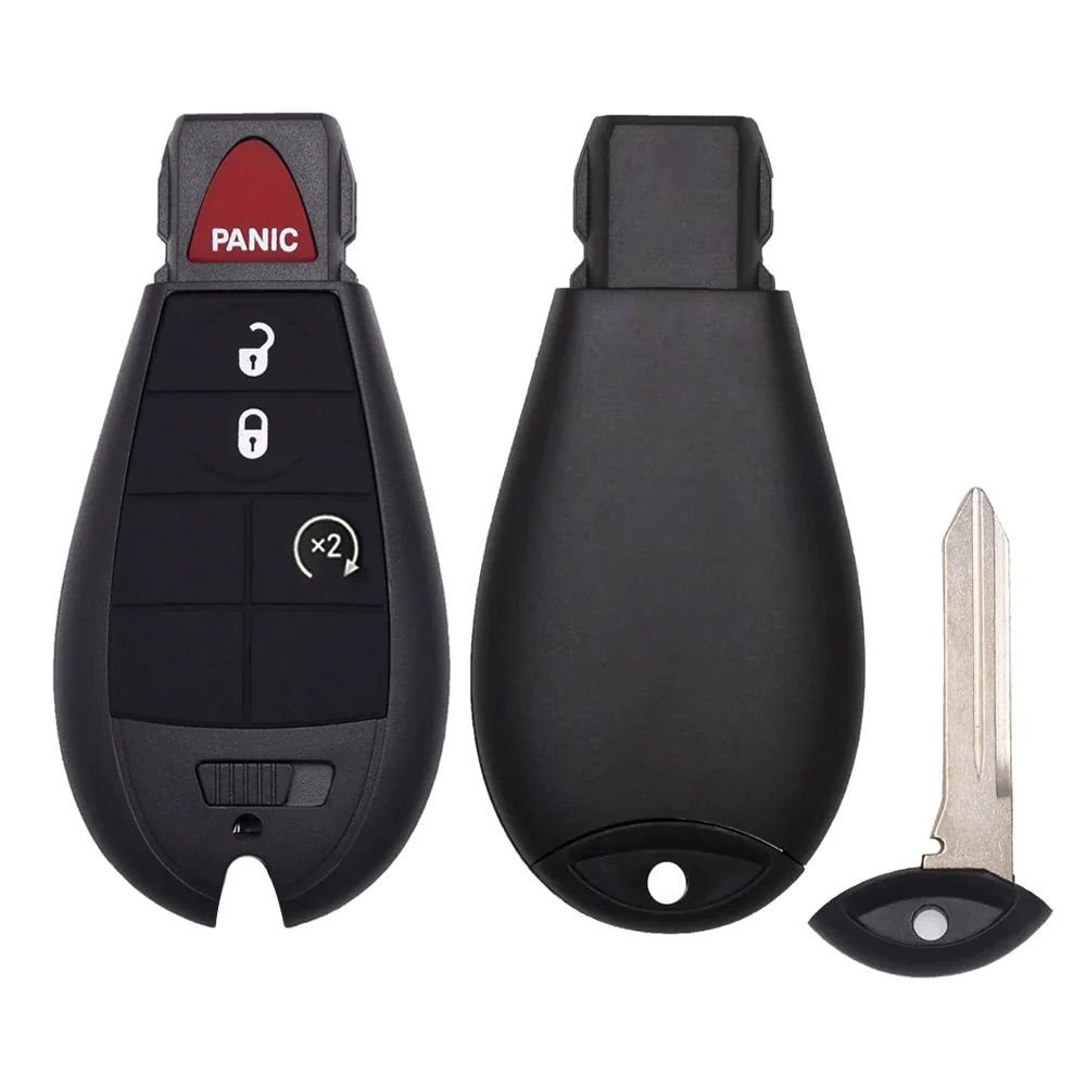 Fobik Key Case Shell 4B Compatible with RAM Jeep GQ4-53T New Uncut Bla ...