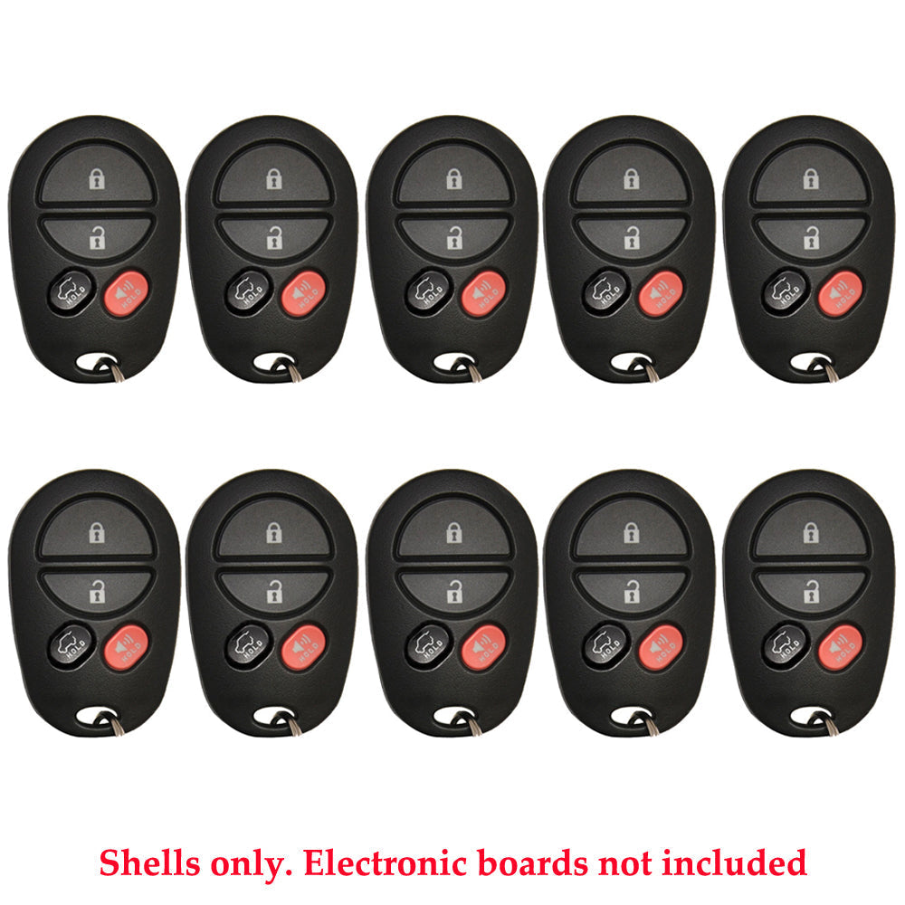 Toyota Remote Control Shell 4B for FCC# GQ43VT20T (10 Pack) – Locksmith ...