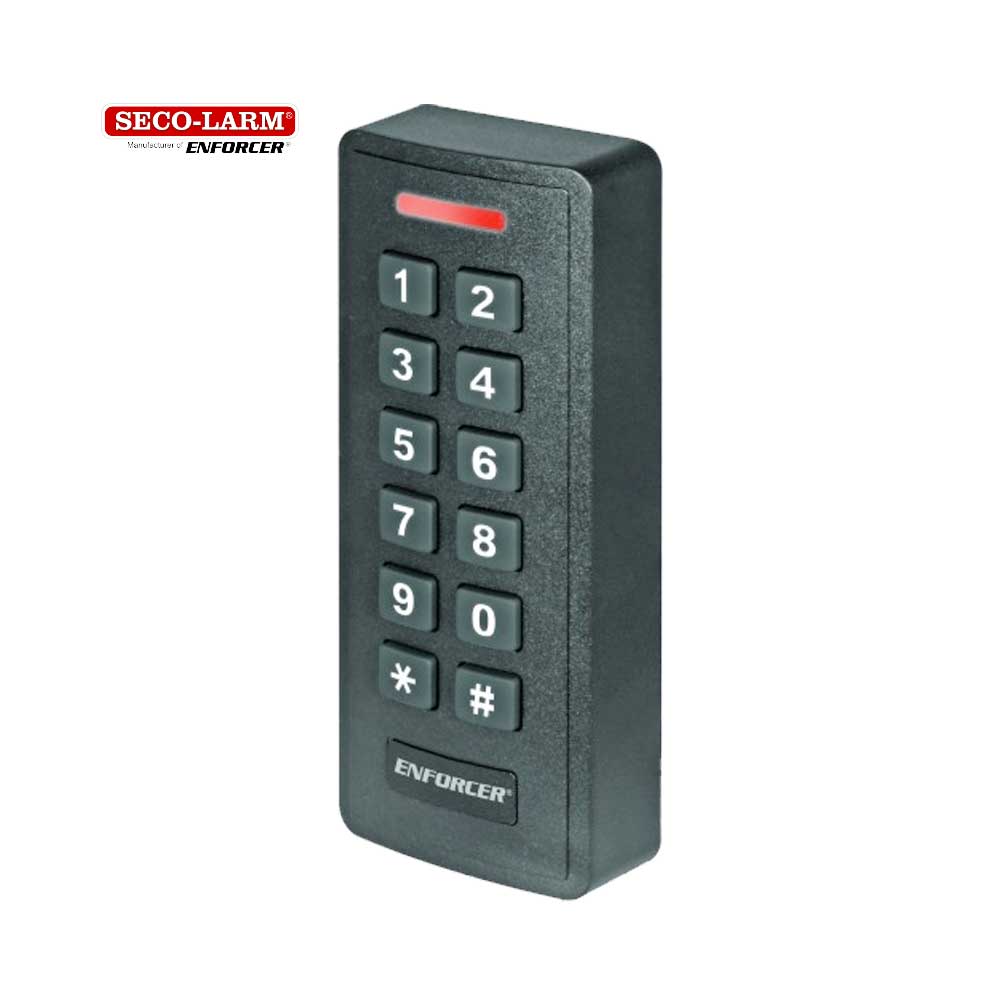 SECO-LARM - 1200lb Electromagnetic Lock with Wiegand Keypad, Single-ga