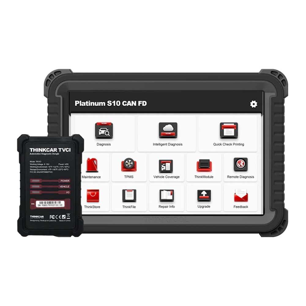 THINKCAR PLATINUM S10 CANFD - 10 inch Vehicle Scanner Car Code Reader