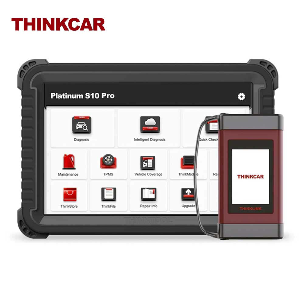 THINKCAR PLATINUM S10 PRO - 10 inch OBD2 Scanner Tablet with 35 Mainte