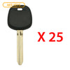 2010-2019 Toyota Scion Transponder Key Blank G Chip TOY44G-PT -25 Pack
