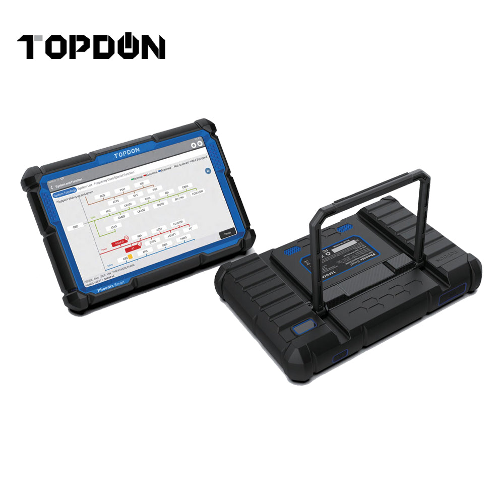 TOPDON Phoenix Smart Intelligent Diagnostic Scanner with Heavy Duty Ca