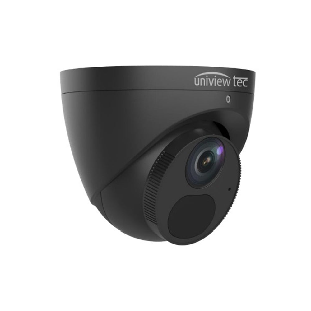 Uniview Tec IPT4K28AIBX IR Black Turret Dome Camera 2.88mm 4k 8MP True