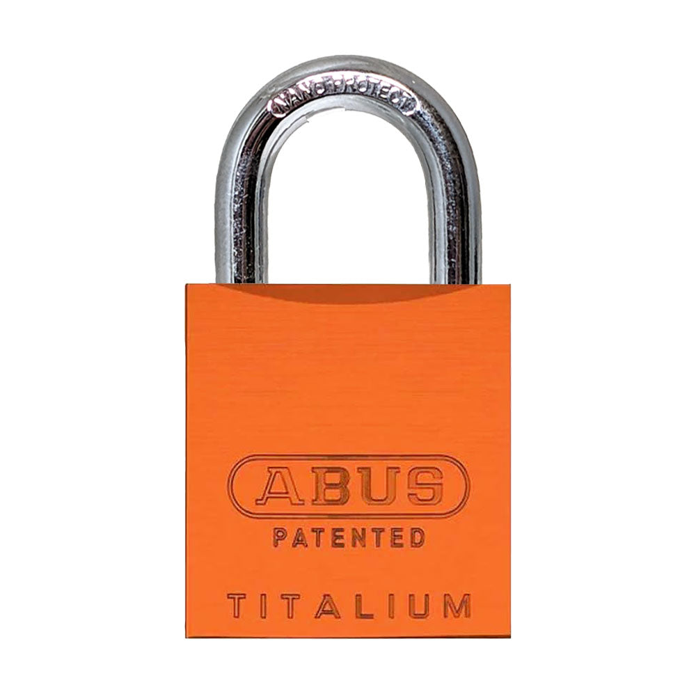 ABUS - 83AL/45 - Rekeyable Weatherproof Corrosion Resistant Orange Alu