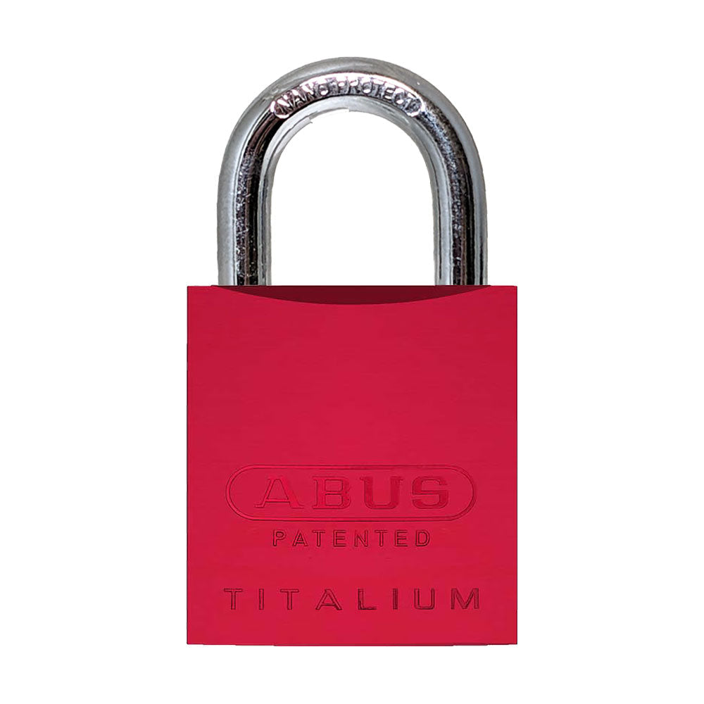ABUS - 83AL/45 - Rekeyable Weatherproof Corrosion Resistant Red Alumin ...