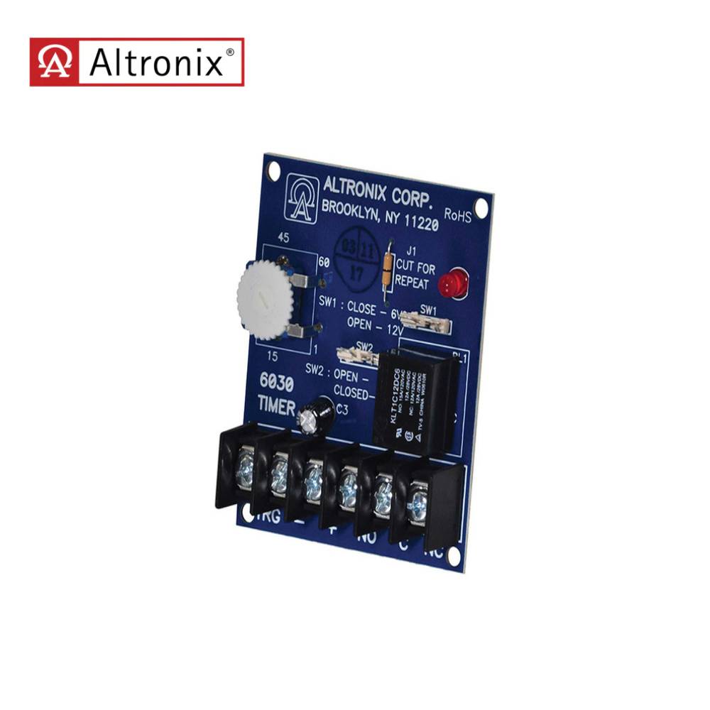 Altronix - 6030 - Multi-Function Bell Cut Off/Delay Timer - Snap Track