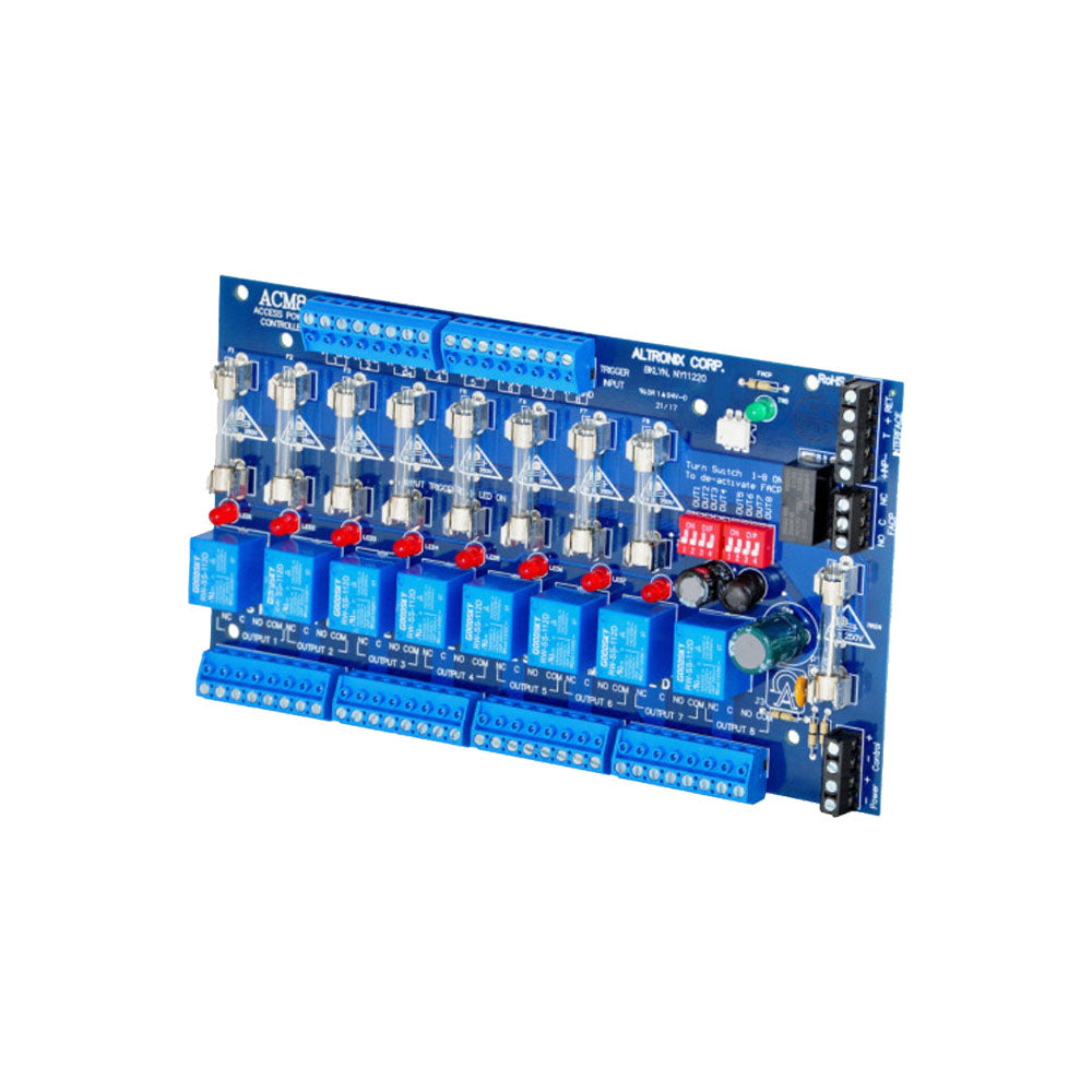 Altronix - ACM8 - Access Power Controller - 8 Fused Relay Outputs with ...