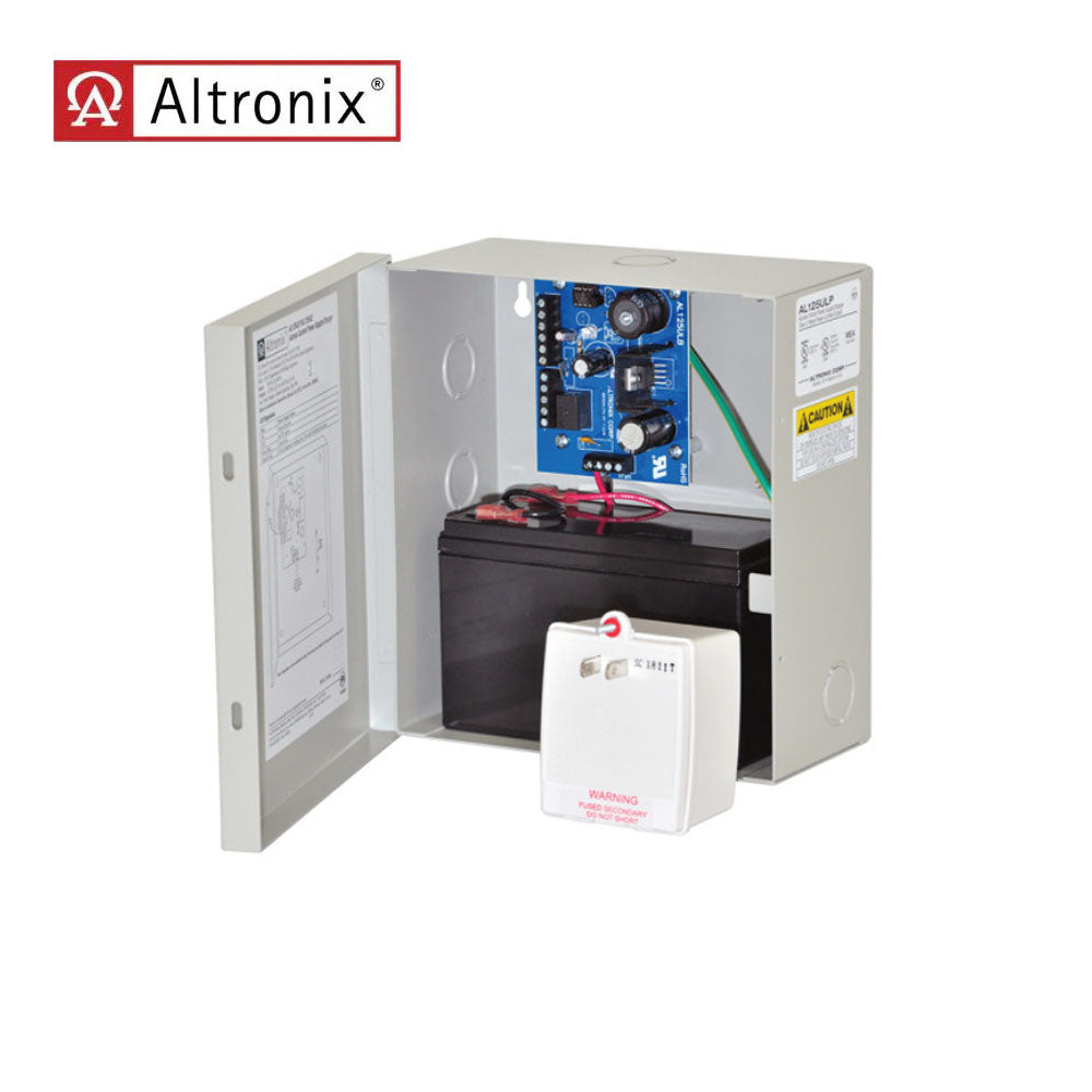 Altronix - AL125ULP - Access Control Power Supply Charger - 24VAC - 2