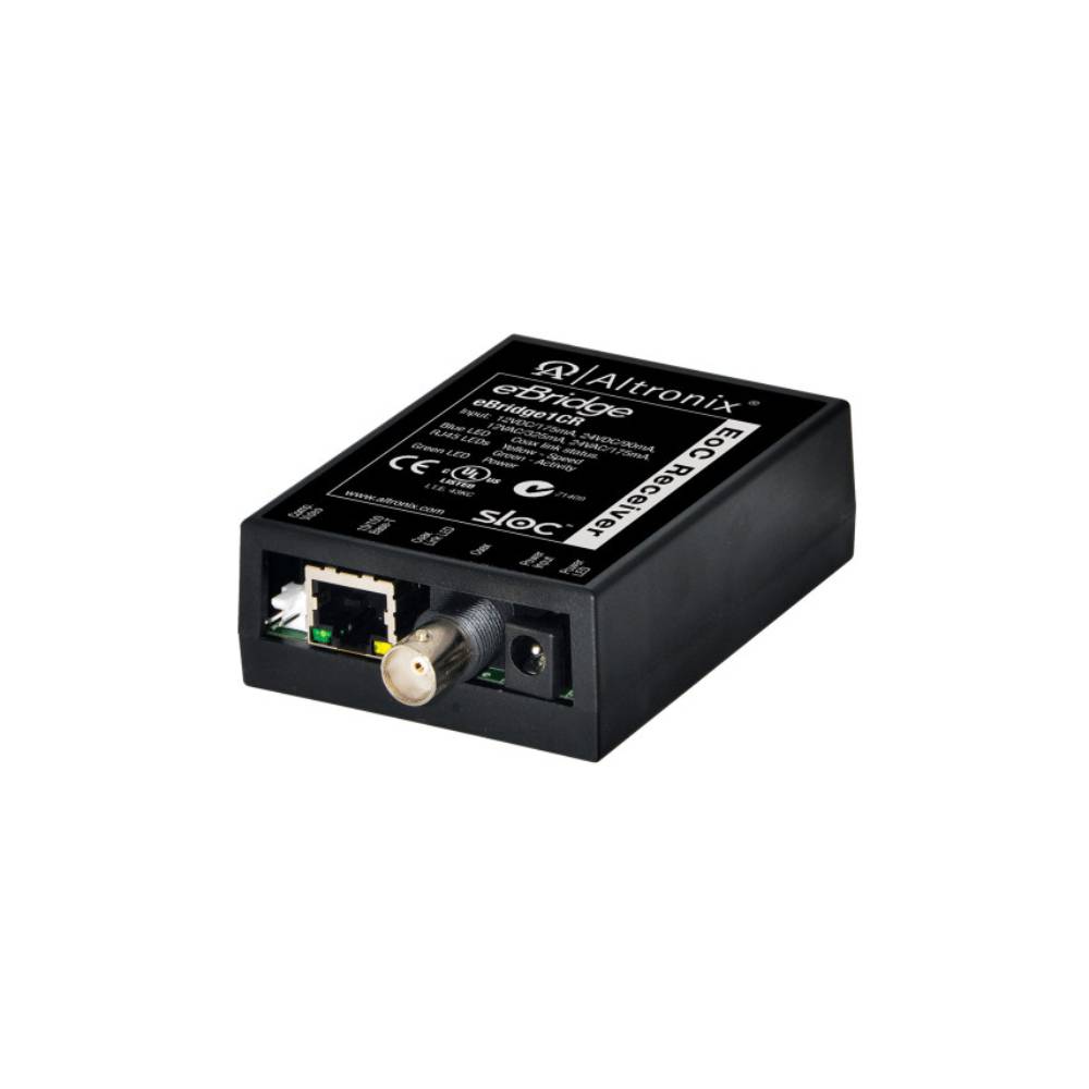 Altronix - EBRIDGE-1CR - IP Over Coax Receiver Incorporates Security L