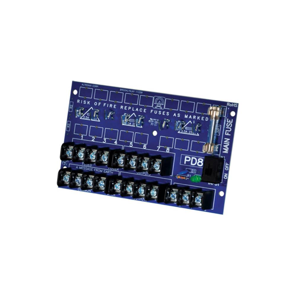 Altronix - PD8CB - Power Distribution Module 8 PTC Power Supply ...