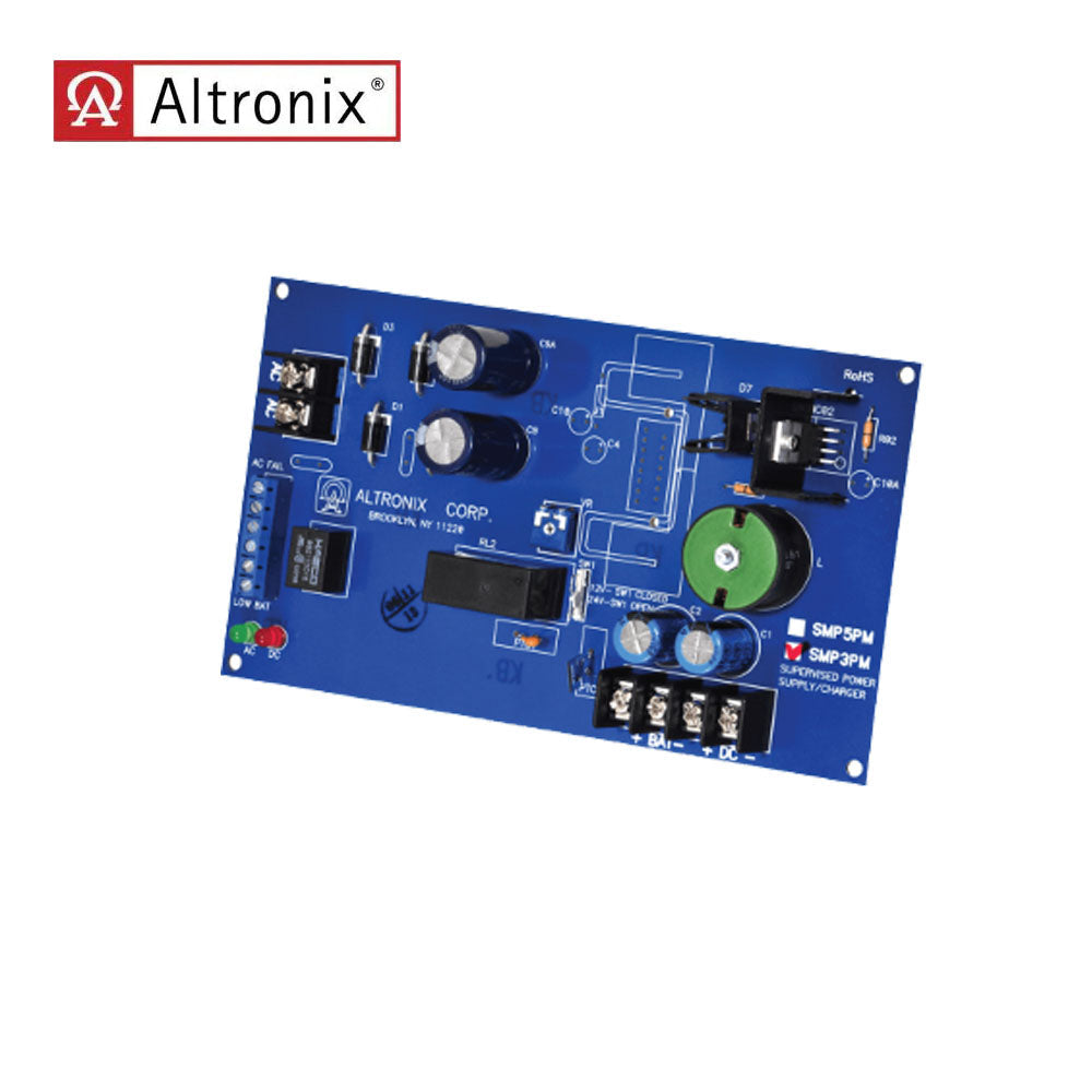 Altronix - SMP3PM - Switching Supervised Power Supply Board with TP164