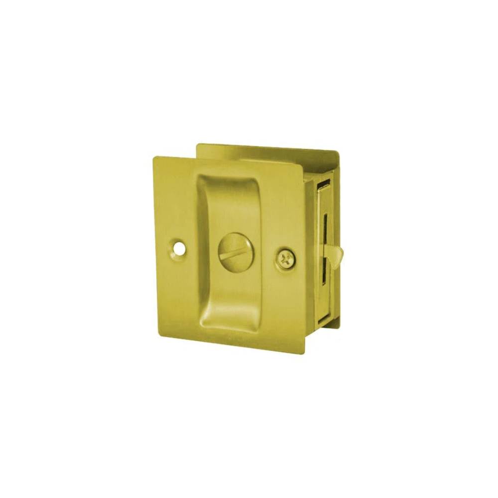 Don-Jo - PDL-101-609 - Privacy Pocket Door Lock - 609 (Satin Brass Fin ...