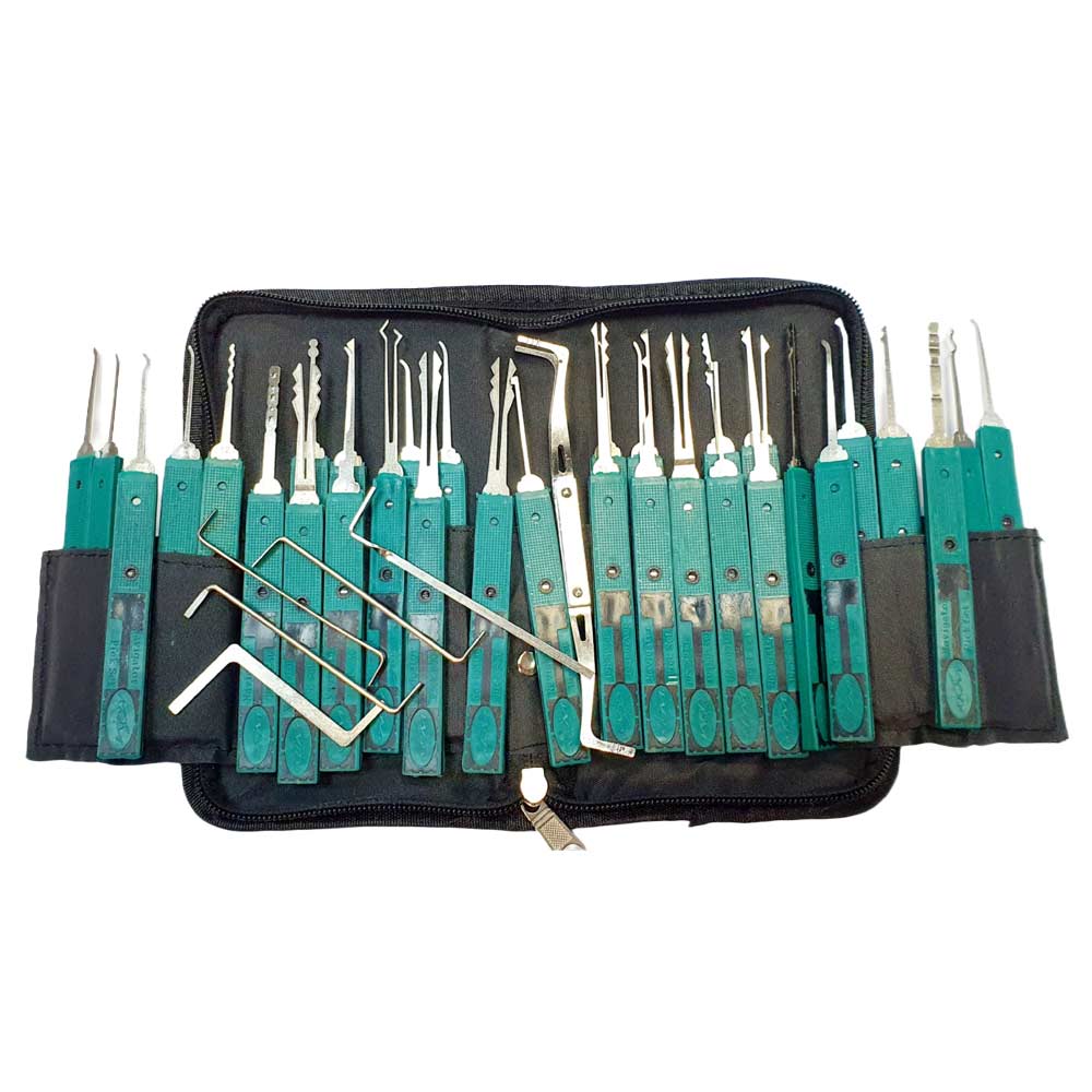 ECS AUTO PARTS 38 In One Lock Pick & Tension Wrench Starter Kit ...