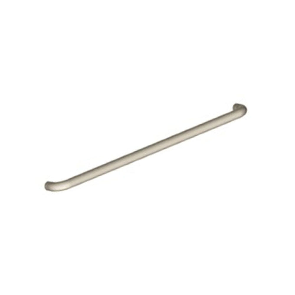 HAGER - 133S - Push Bar 1 Round - 2 Diameter Base Plate - 2-5/8 Projec ...