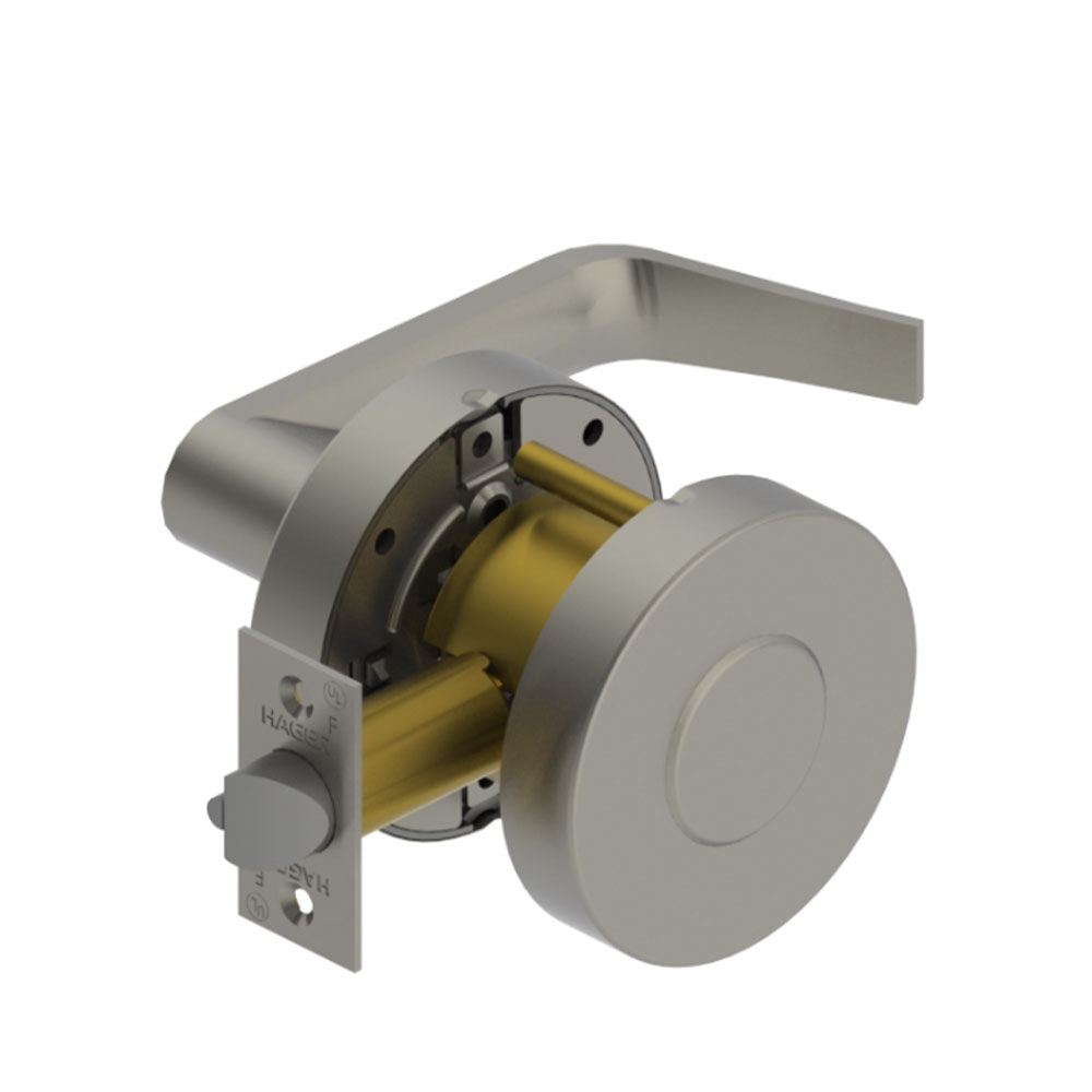 HAGER - 2525 - Exit Cylindrical Lock - Withnell Lever - Grade 2 - Sati