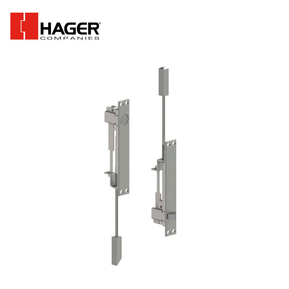 HAGER - 292D - Automatic Flush Bolt - Square Bolt Head with Mortise St