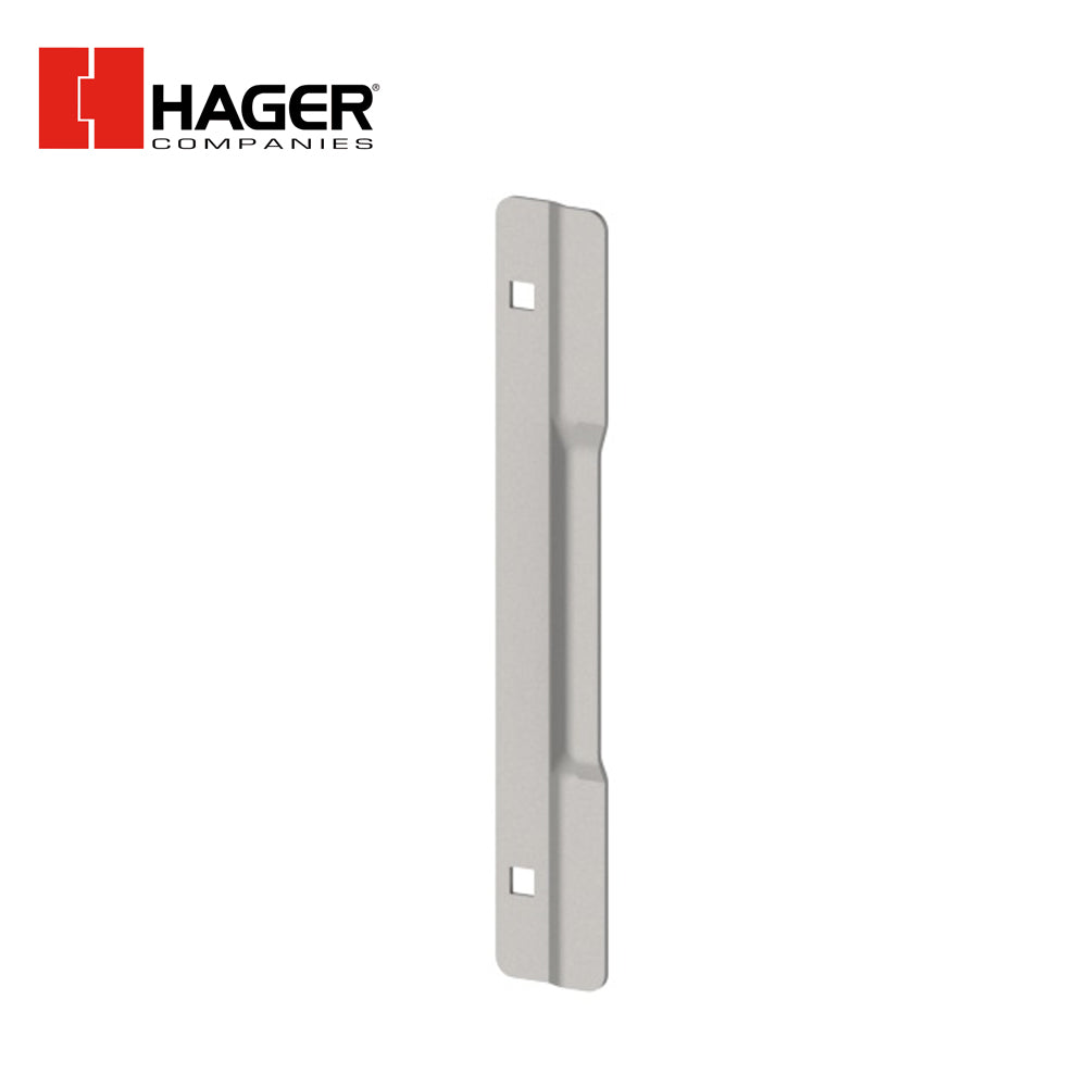 HAGER - 345D US32D - Latch Protector Plate 12 Gauge for 1-3/4 Inch Doo