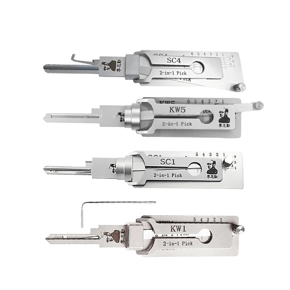 Original Lishi - Residential Bundle with KW1, KW5, SC1, SC4 – Locksmith ...