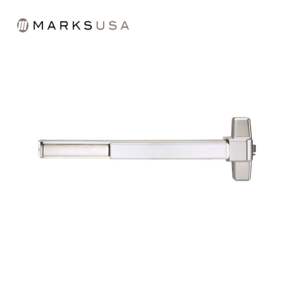 Marks USA - M9900F-32D-P6 - Rim Exit Bar Wide Stile Pushpad - 36 Fire-