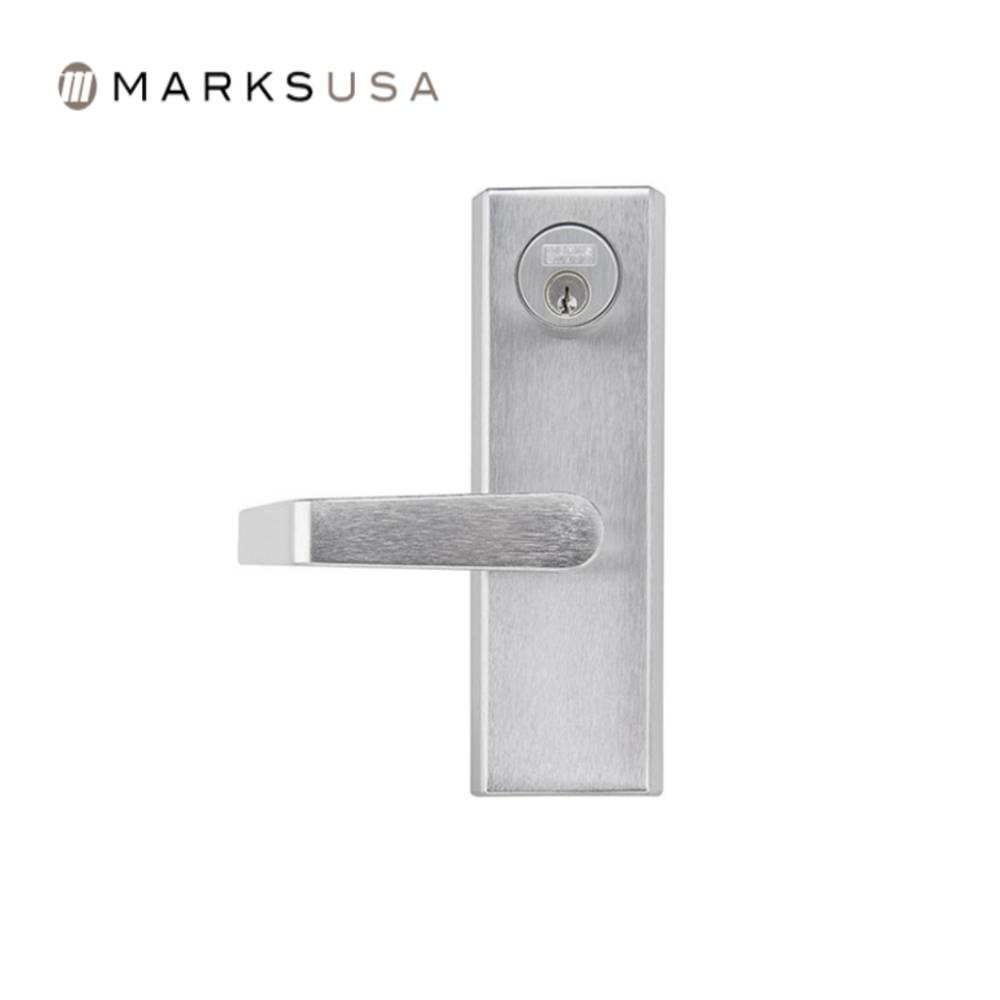 Marks USA - MESC600 - M9900 Exit Bar Trim - American Lever with Escutc