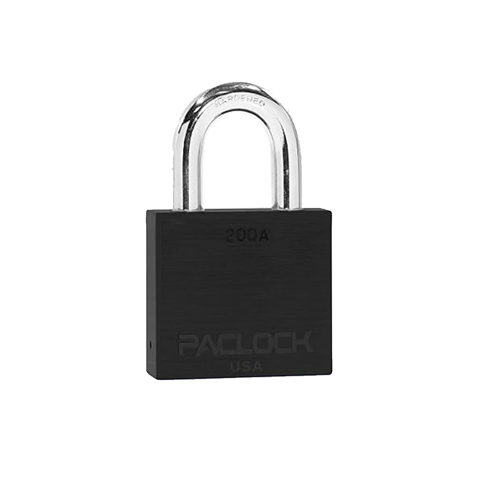 PACLOCK Heavy-Duty Aluminum Padlock with 3/4 Inch Shackle Spread and P ...