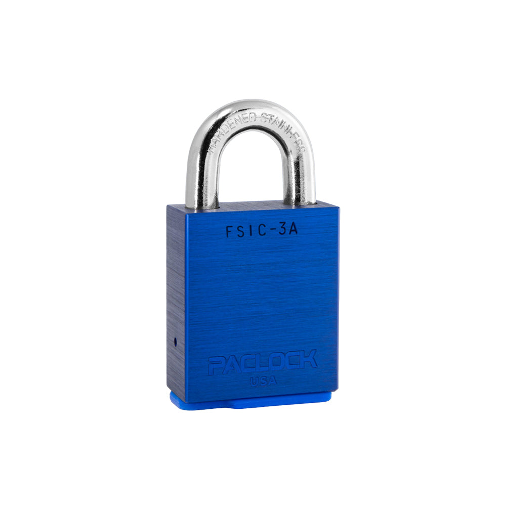 PACLOCK Heavy-Duty Aluminum Padlock with 3/4 Inch Shackle Spread FSIC ...