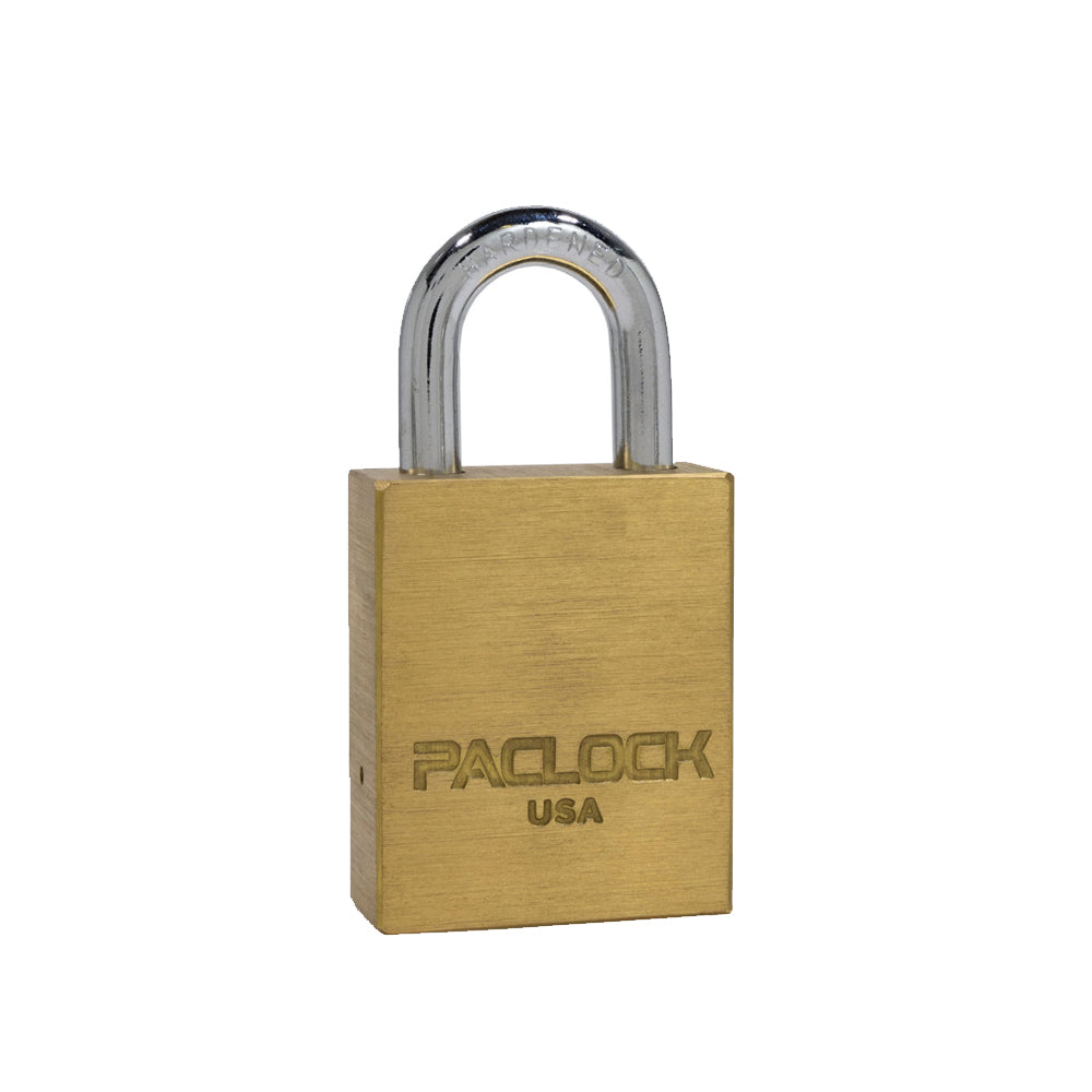 PACLOCK Medium-Duty Brass Padlock with 3/4 Inch Shackle Spread LFIC-M3 ...