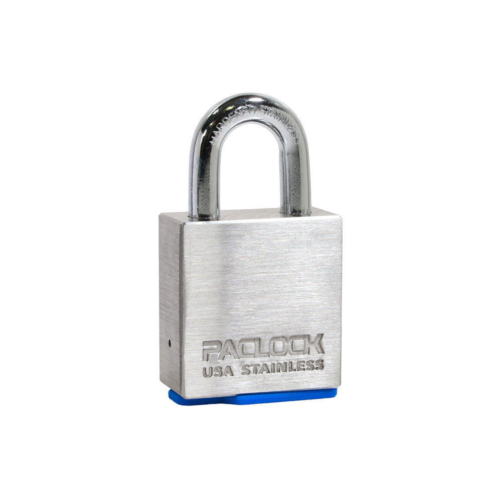 PACLOCK Heavy-Duty Stainless Steel Padlock with 3/4″ Shackle Spread an