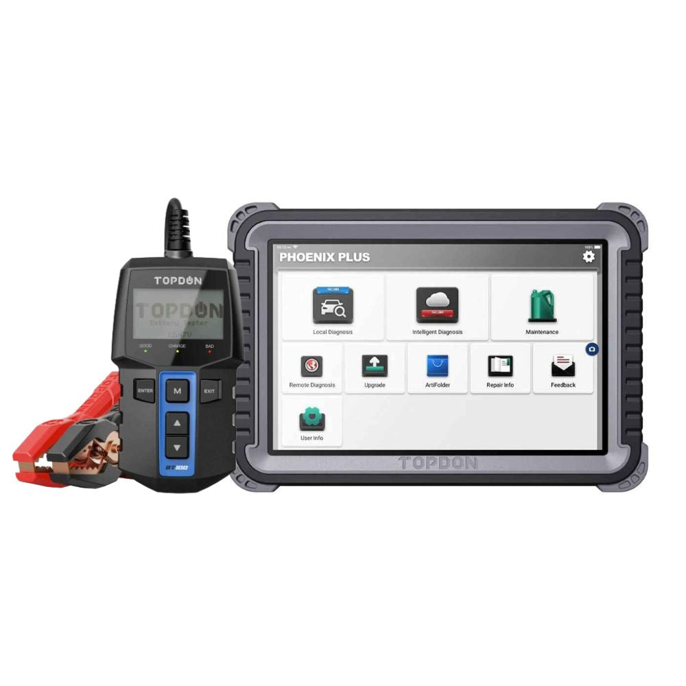 TOPDON PHOENIX PLUS Intelligent Diagnostic Scanner and BT 100 Charging