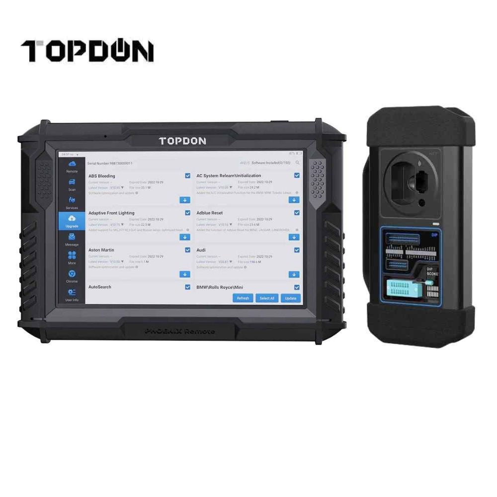 TOPDON PHOENIX REMOTE Automotive Diagnostic Scanner with T-Ninja Box O